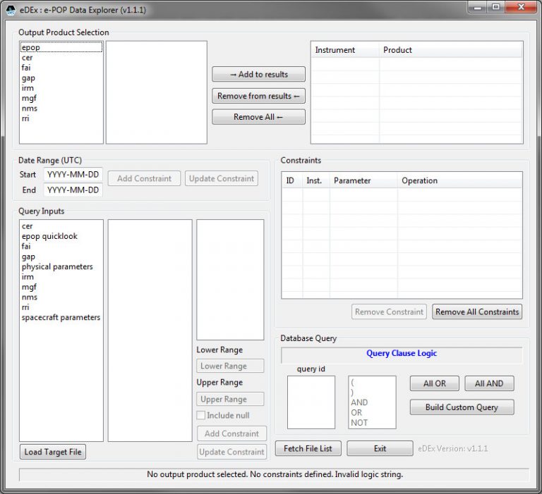 New e-POP Data Discovery Software Launched – e-POP on CASSIOPE